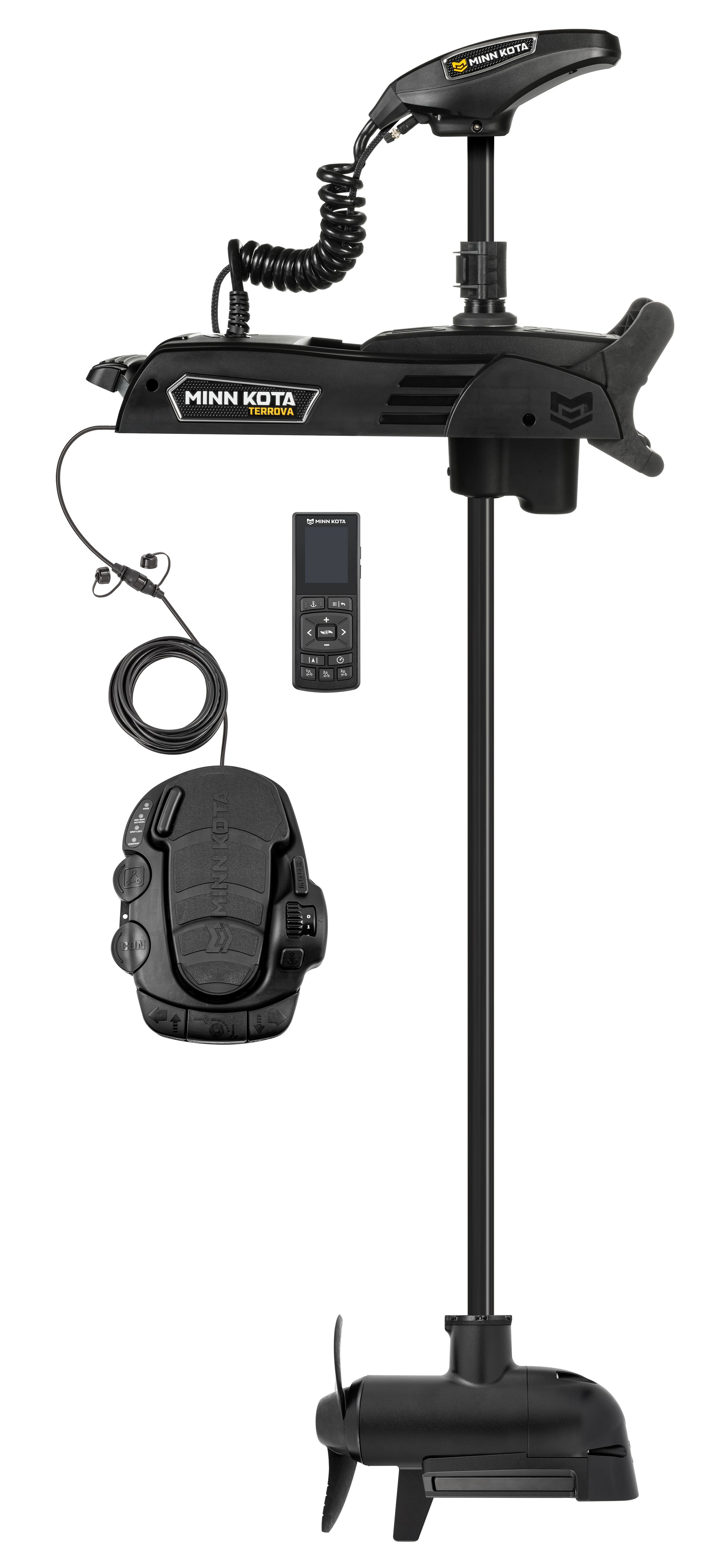 Minn Kota Terrova Quest-Series Bow-Mount Trolling Motor with MEGA Side ...